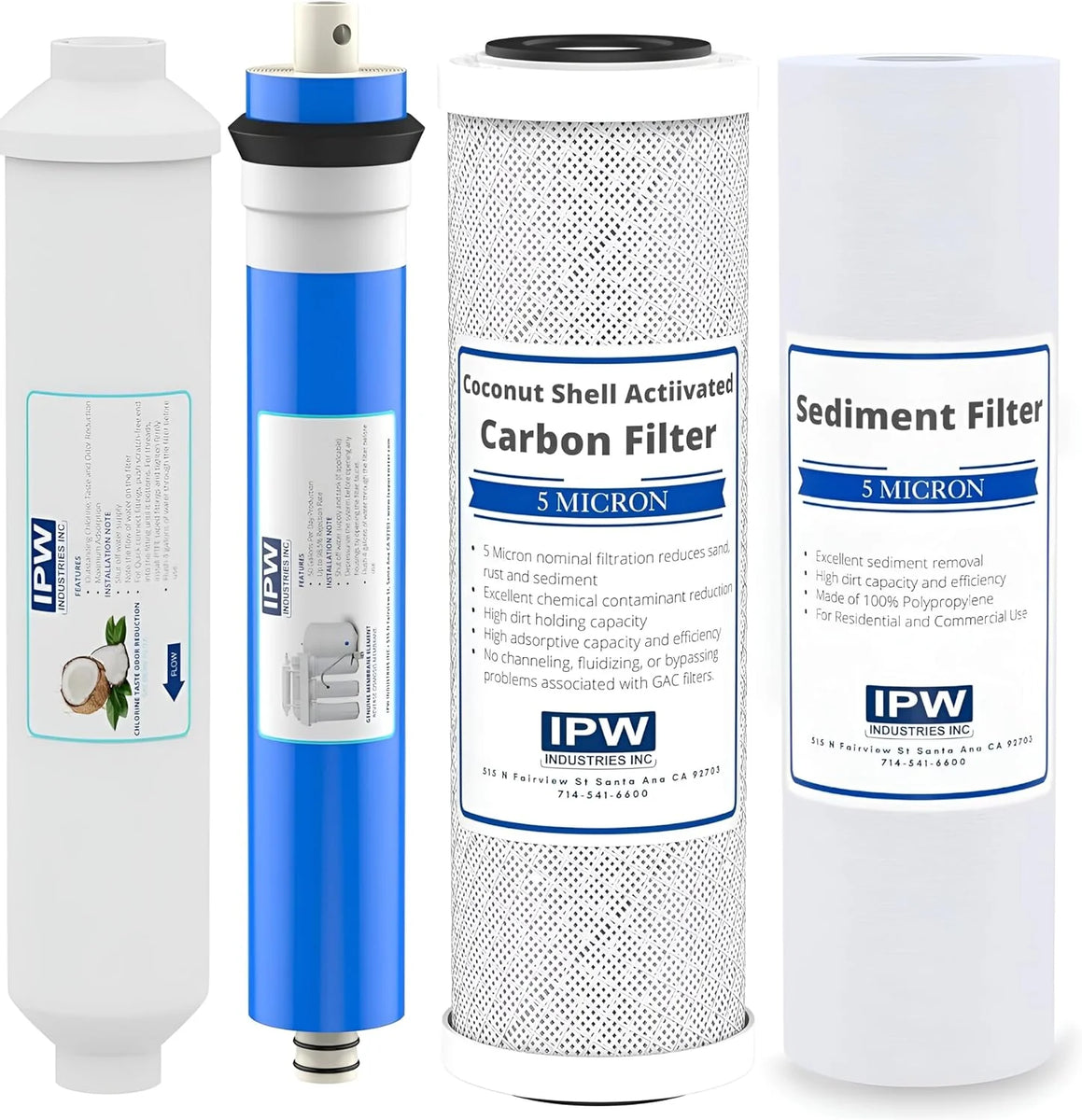 Water Filters & Cartridges | Sediment & Carbon Filters - IsopureWater ...