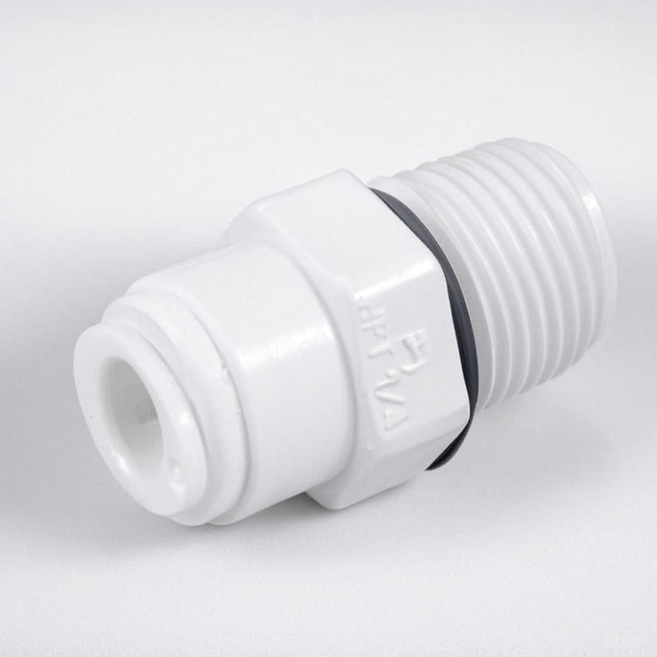 Hydrofit - HDF-MC Series - Polyacetal Male Connector / Adapter Fitting ...