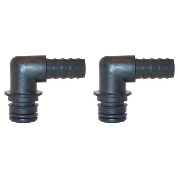 Flojet (20381-009) Quad Ports 1/2" Hose Barb 90 degree Elbow (1 PAIR ...
