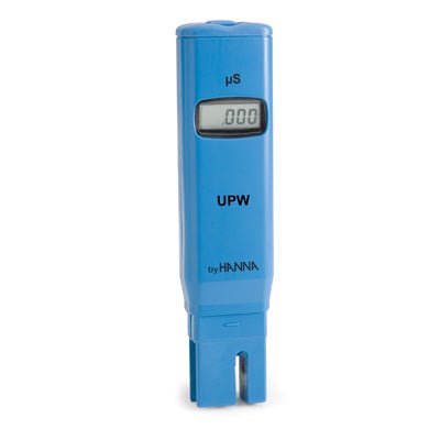 Hanna (HI98309) Pure H2O "UPW" Conductivity Meter 0.0 to 1.999 S-cm ...