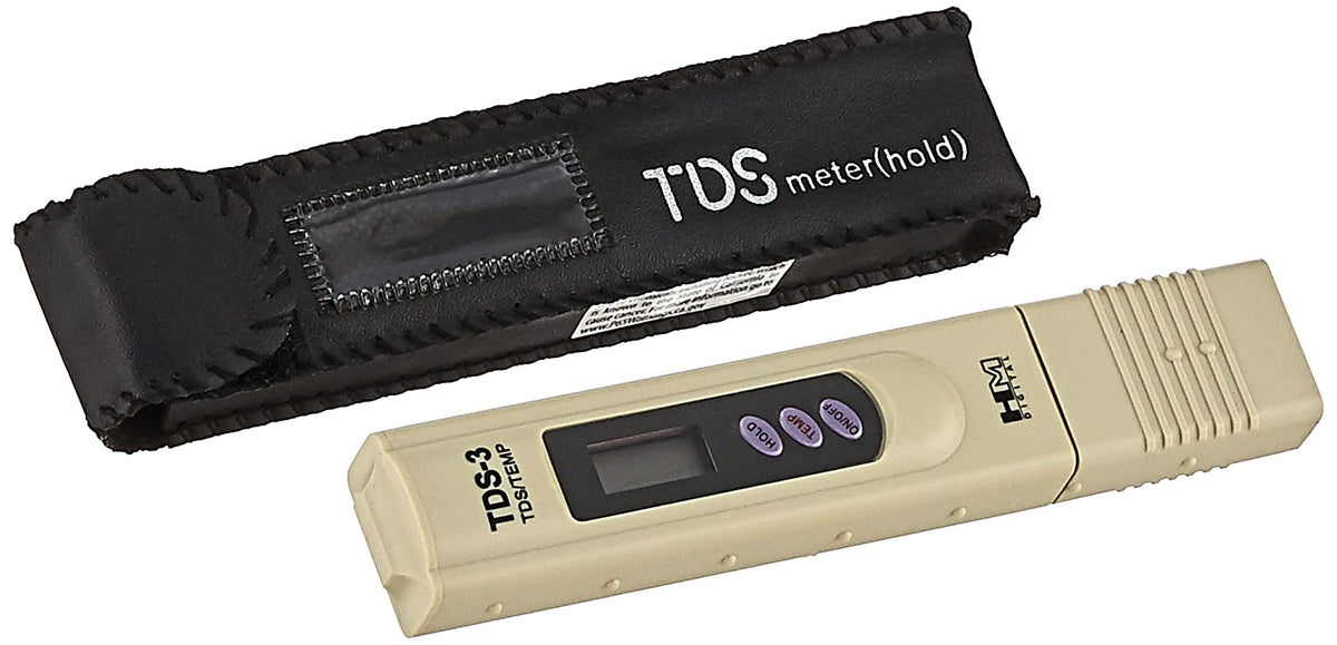 HM Digital (TDS-3) Handheld Digital TDS Meter – Isopure Water