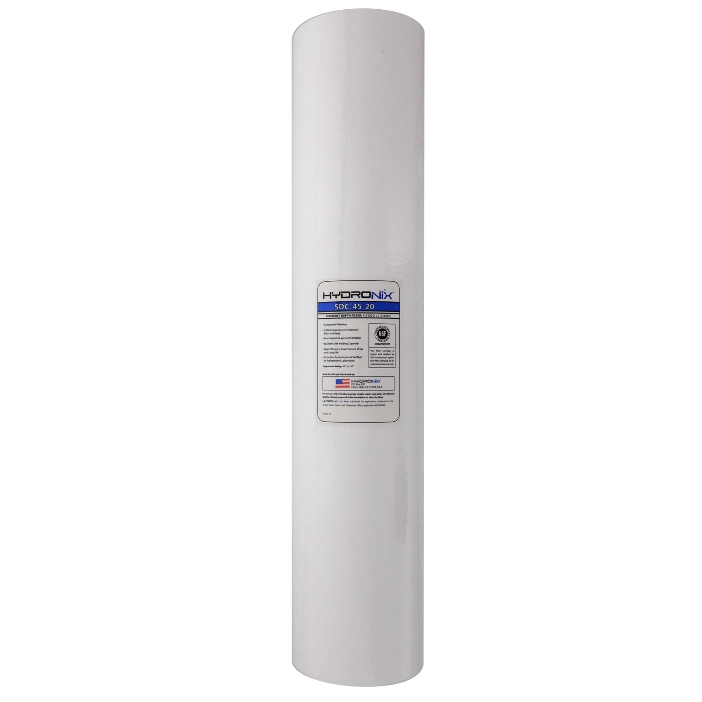 Hydronix - SDC Series - 20" x 4.5" Melt Blown Sediment Filter – Isopure ...