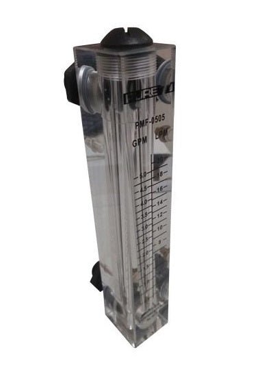 PureT (PMF-0505-PT) Panel Mount Flow Meter 0.5-5 GPM; 1/2" MNPT ...