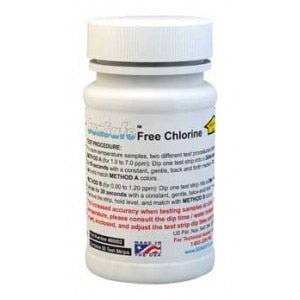 Sensafe (480002) Its Free Chlorine Test Kit; Bottle 50 Test Strips ...