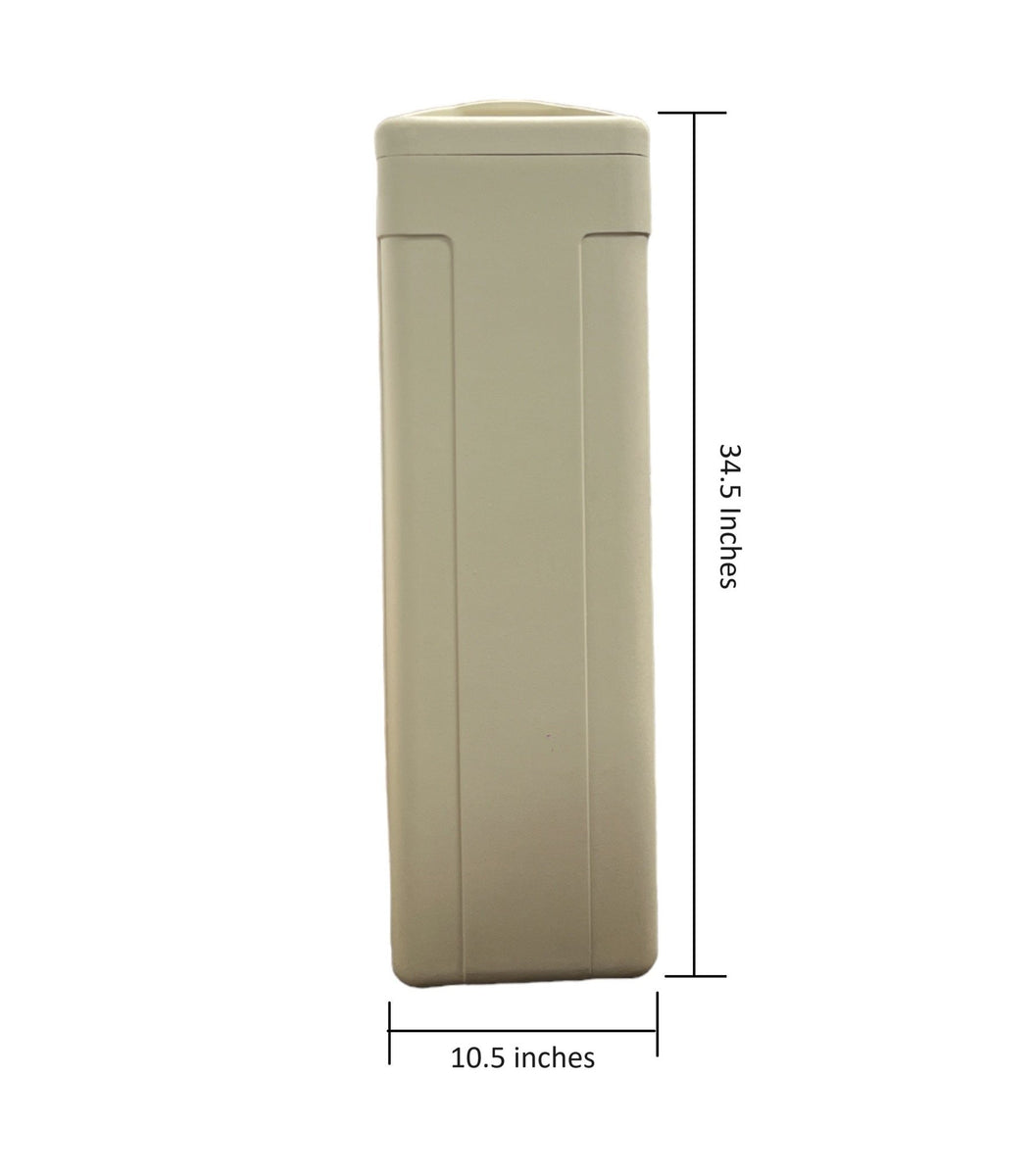 Structural (BT-1134-AL) 11" X 34" Square Brine Tank Almond – Isopure Water