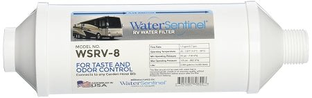 Water Sentinel (WSRV-8) Inline RV Water Filter with Hose Bib Connectio ...