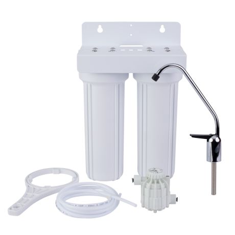 Watts -ADWU-DM Two Stage Under Counter Water Filtration System With Wa ...