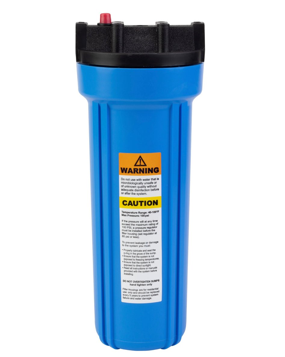 Watts-FH4200BL12 Flowmatic Blue Filter Housing 10 in Std With 1/2 in P ...