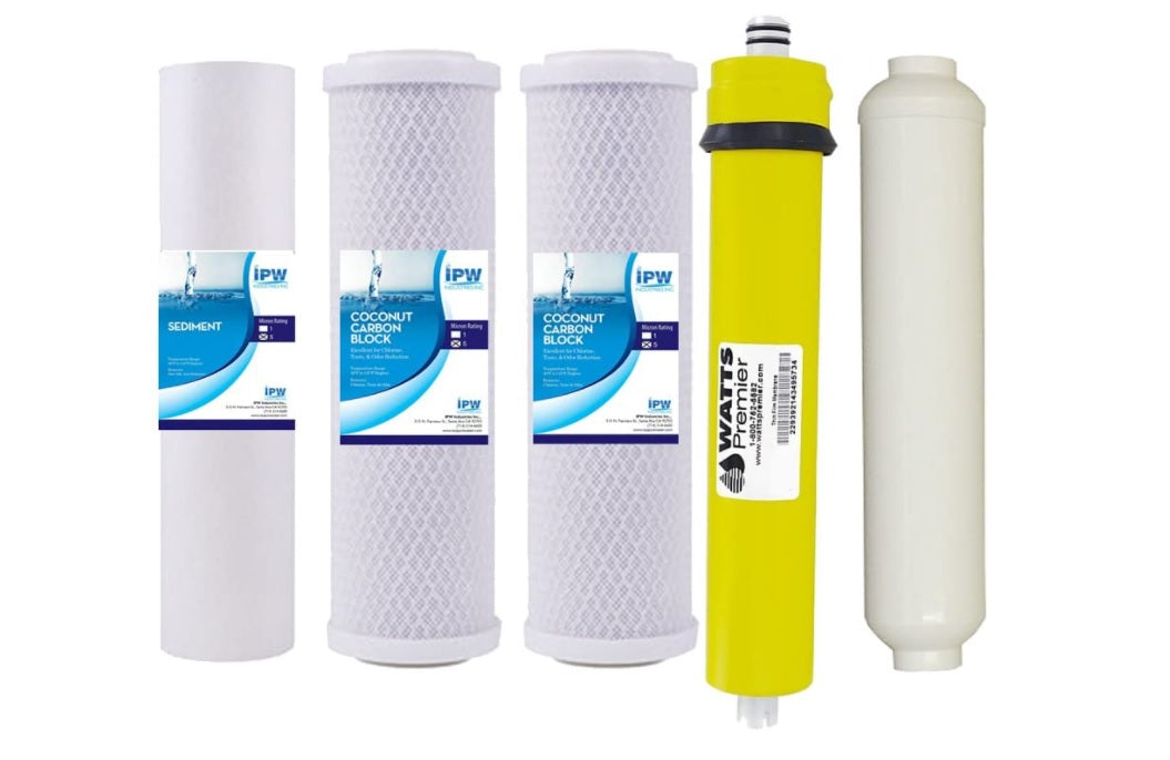 Watts Replacement Water Filters for WP5-50 Reverse Osmosis System w/ 5 ...